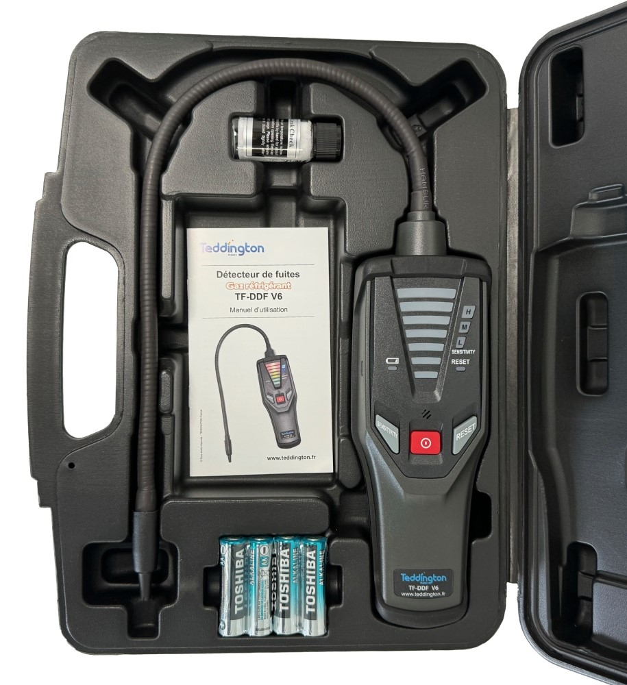 Détecteur de fuite A1, A2, A2L, A3 et azote hydrogéné (R32, R123yF ...